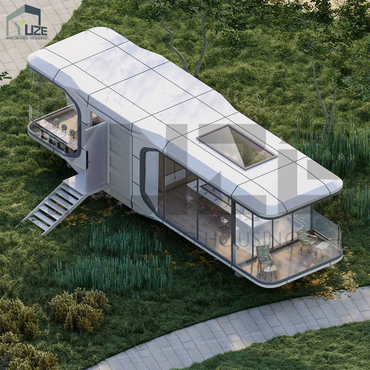 Custom Built Futuristic Prefabricated Smart Home Sustainable Modular ...