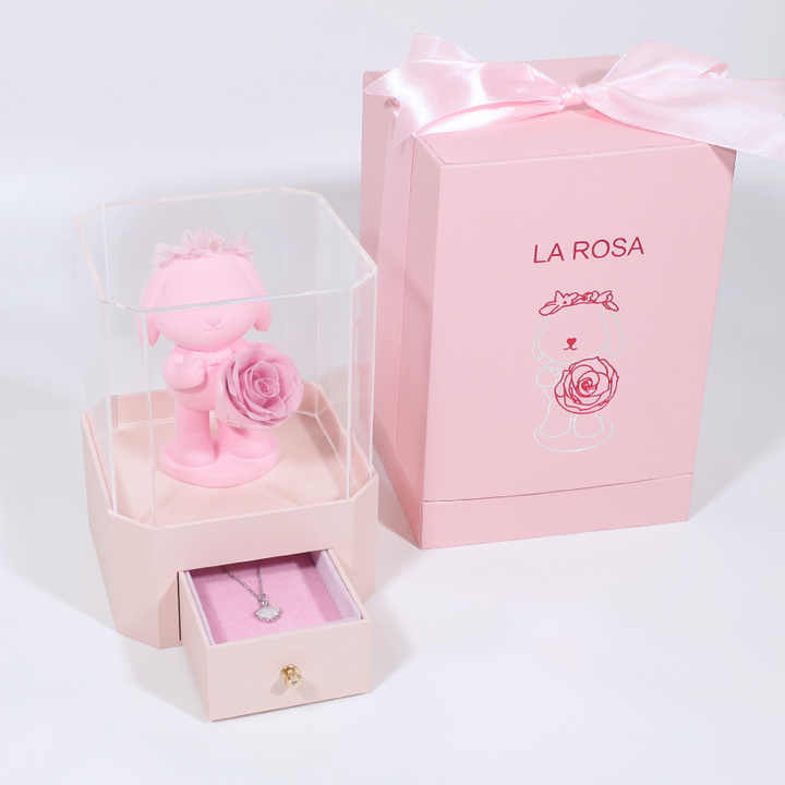 GR Wedding Bear Gift Set Eternal Flower Birthday Mother's Day ...