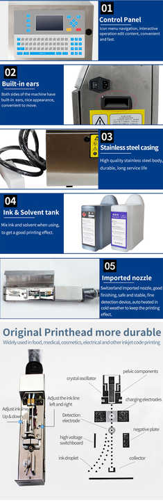 HS800 CIJ Inkjet Printer - High-Speed Date & QR Code Printing