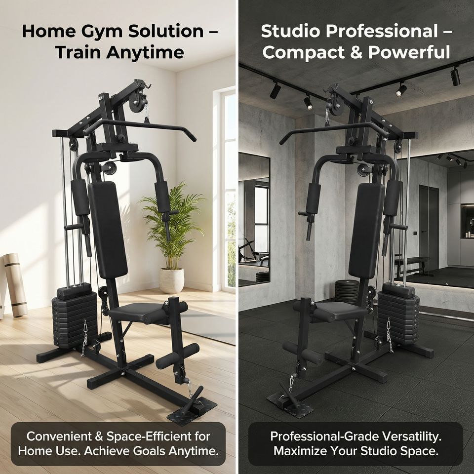 LEOZHAN Home Gym Equipment - Heavy Duty Multifunctional Training Station