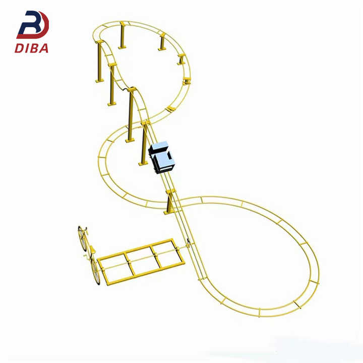 Fairground Attraction Kids Playground Unpowered Kids Roller Coaster ...