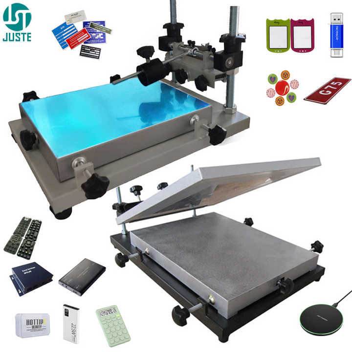 Manual Table Single Color Screen Printer Shenzhen Silk Screen Printing ...