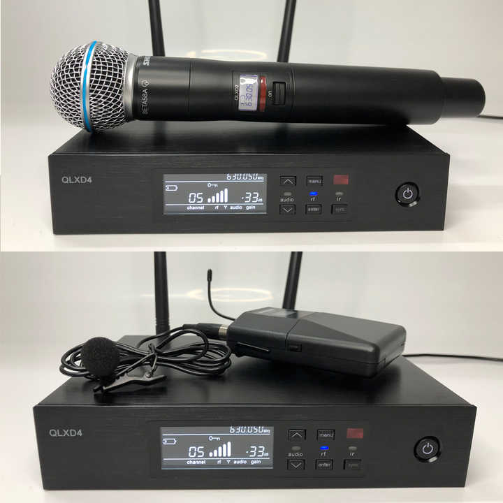 Professional Mic - Wireless QLXD4 for Live Performance