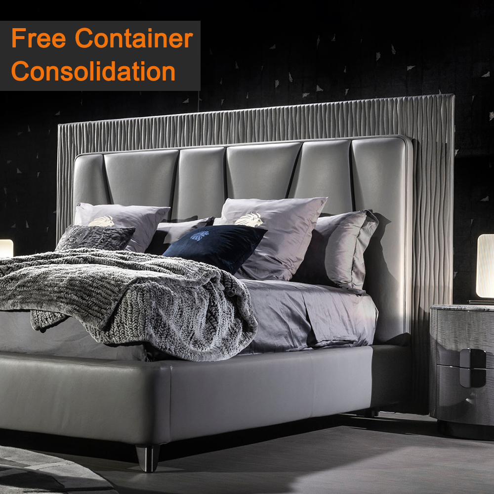 gray leather bed gray leather bed Suppliers and Manufacturers at Alibaba