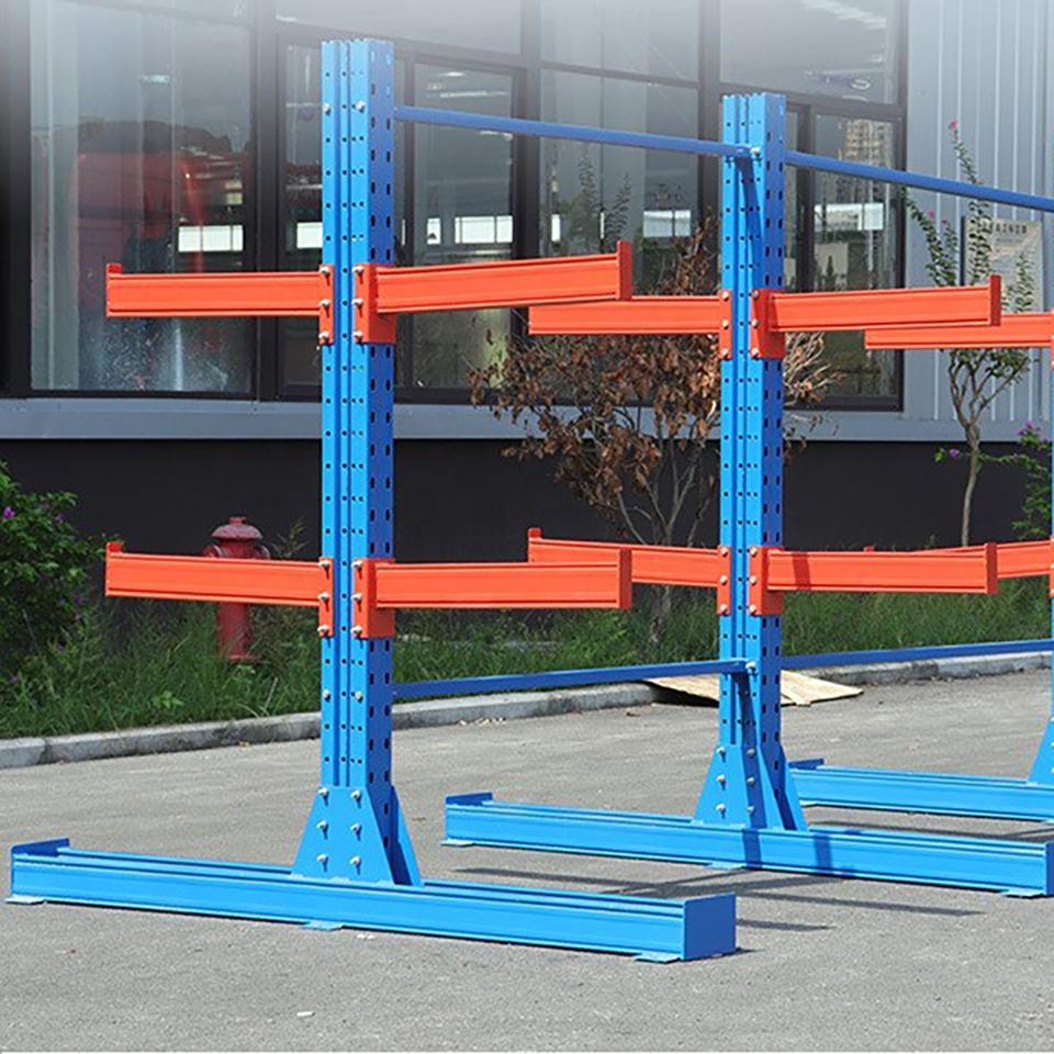 Adjustable Warehouse Cantilever Racking System Side Load Profile Rack ...