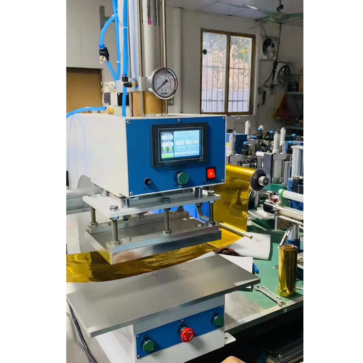 Ultra-haute puissance feuille chaude estampage machine impression ...