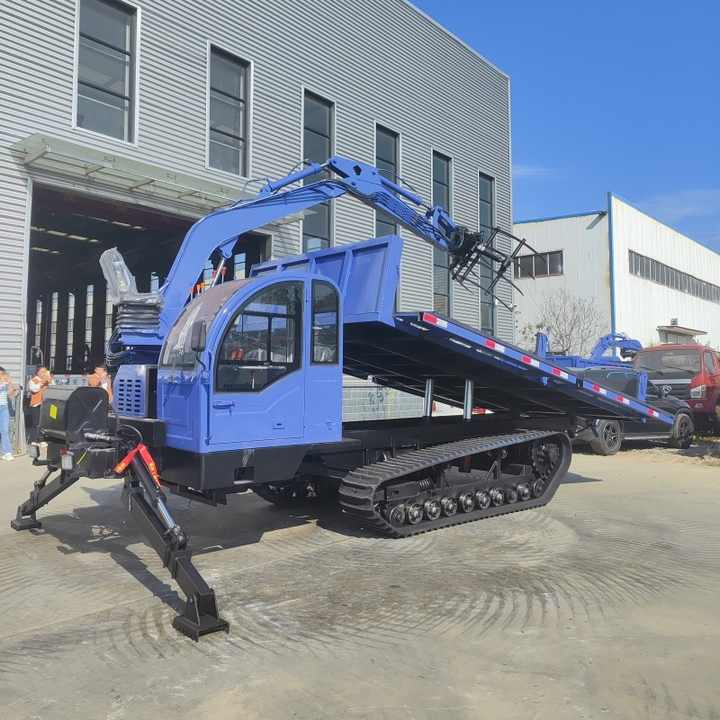 High Quality Small Crawler Dump Truck With Self-loading Bucket Gasoline ...