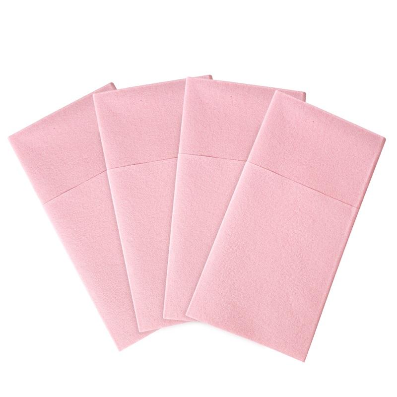 Custom Logo Colored Disposable 1 Ply Virgin Wood Pulp Dinner Napkins 8 ...