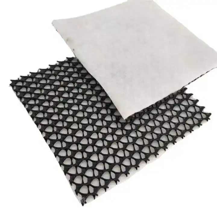 HDPE Mesh Drainage Geonet 3D Composite Drainage Mat for Railways ...