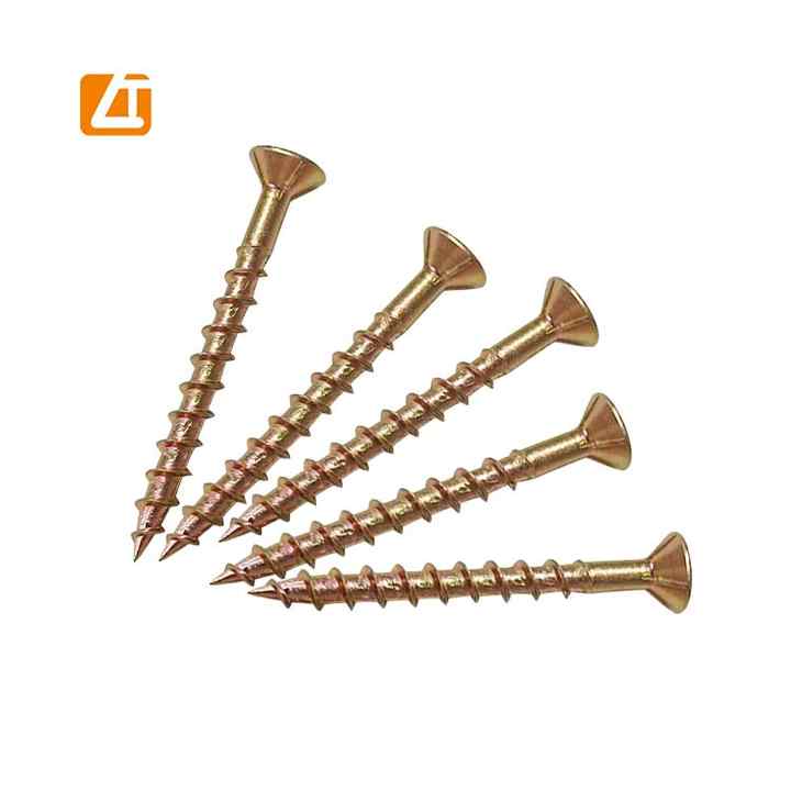 Wholesale Yellow Zinc Plated Countersunk Head Self Tapping Chipboard ...