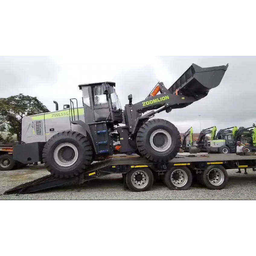 ZOOMLION ZWL55G Wheel Loader 5 Ton Wheel Loader 3m³ Bucket Industrial ...