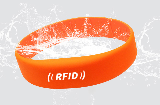 Waterproof Silicone NFC RFID closed wristband for Gym club swimming ...