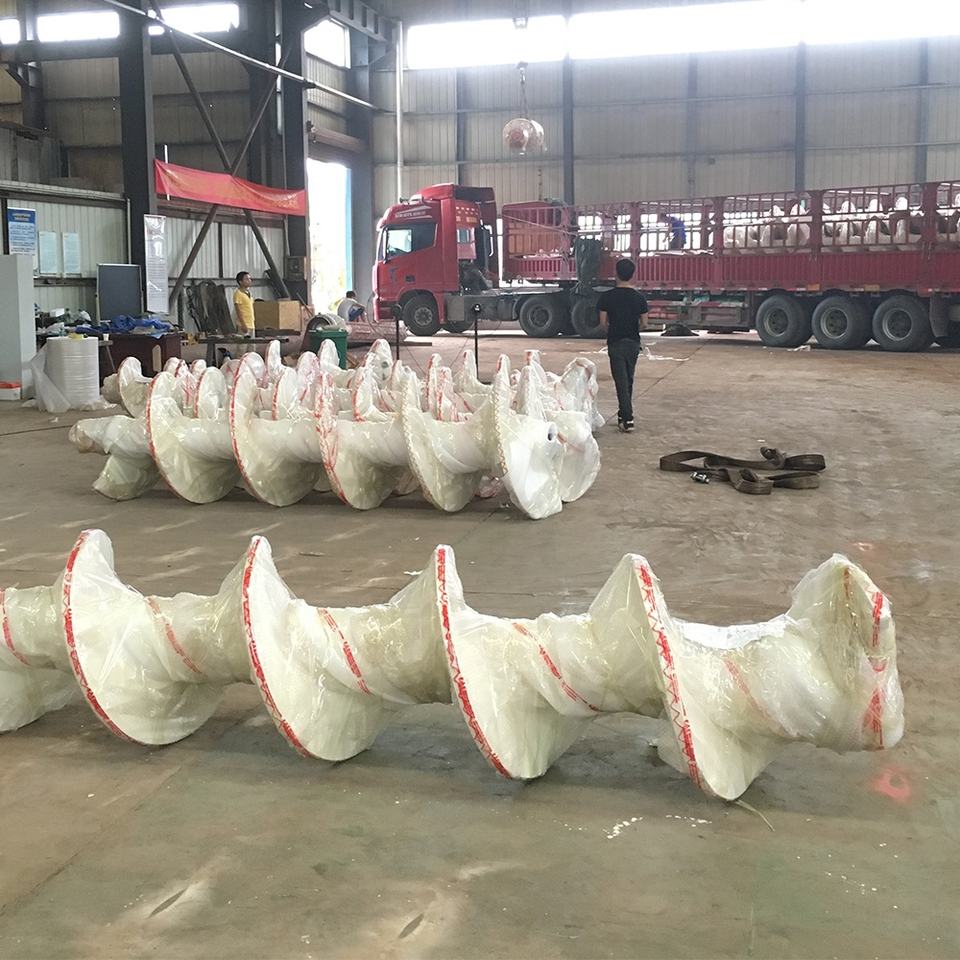 FAE Conical Continuous Flight Auger Screw Spiral for Boring Machines ...