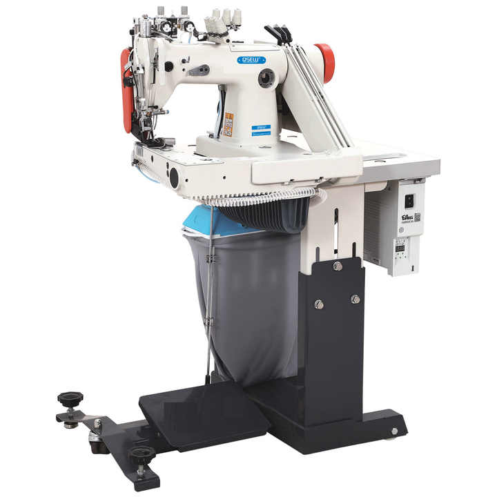 QS-9578 T Shirt Jeans Automatic Double Needle Feed Machine
