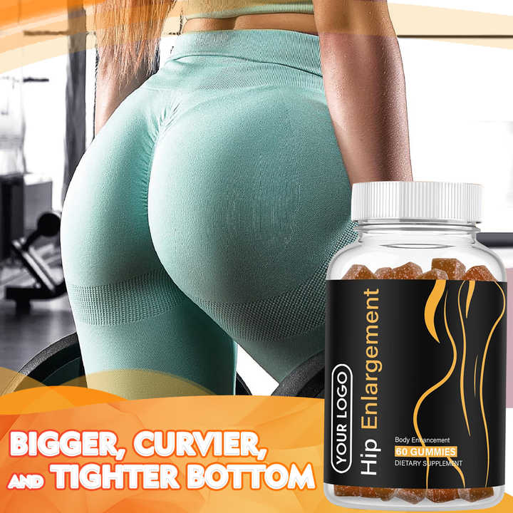 OEM PRIVATE LABEL Hip Enlargement Gummies Butt Lift Body Ennancement Develops Buttochs and Hips ...
