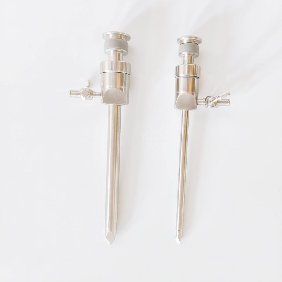 Manual Laparoscopic Trocar Set with Blade Surgical Trocar Magnetic ...