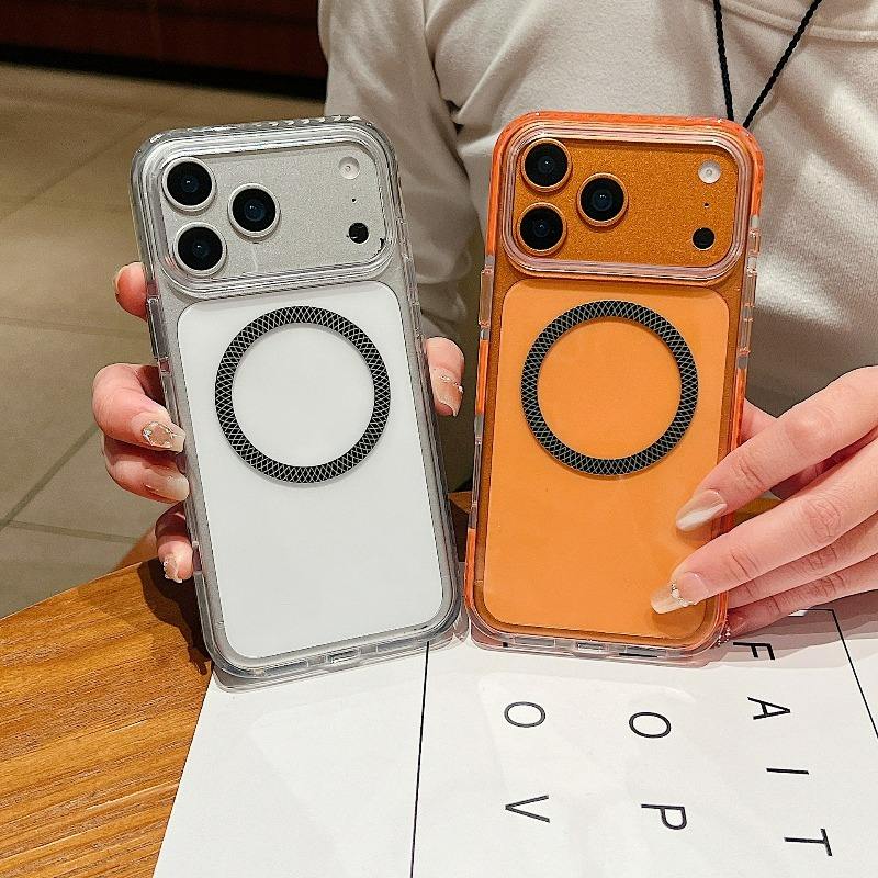 Premium Magnetic Wireless Charging Phone Case for iPhone 17 16 Pro Max ...