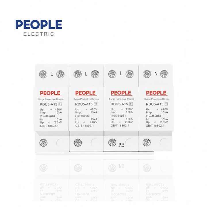 Cheap Price Lightning Surge Protection Device 1P+N 3P+N 40A 50A 63A 80A ...