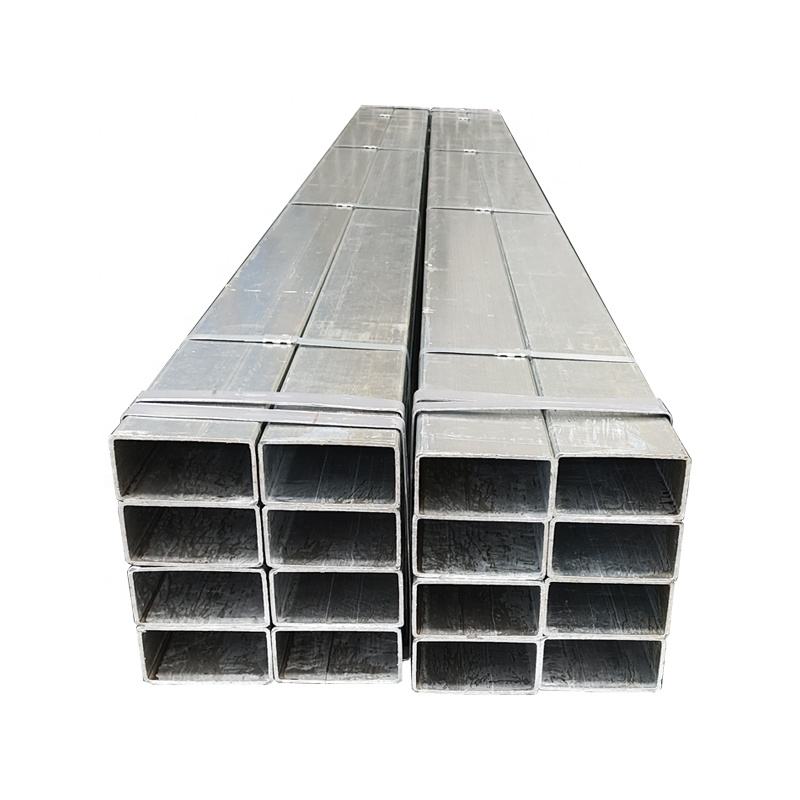 Q355 Steel Galvanized Perforated Square Tubing - 6m Length
