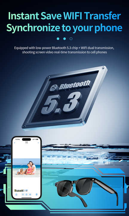 New Release Smart Glasses with Translation and AI Assistant Video ...