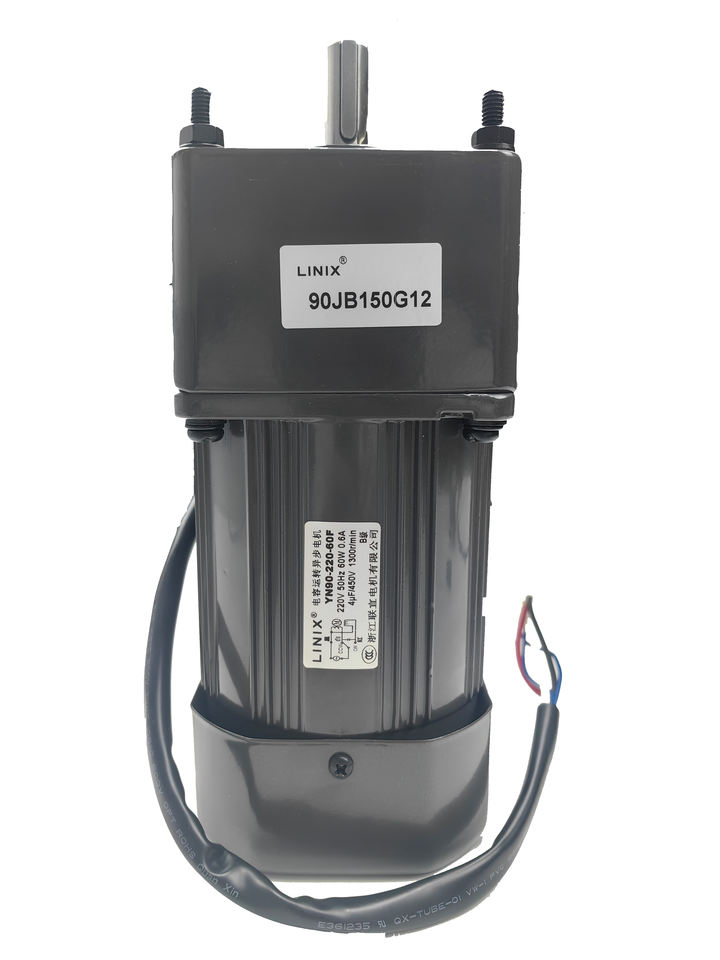 LINIX 90mm AC Gear Motor 60W Single-Phase Reversible Brush Motor for ...