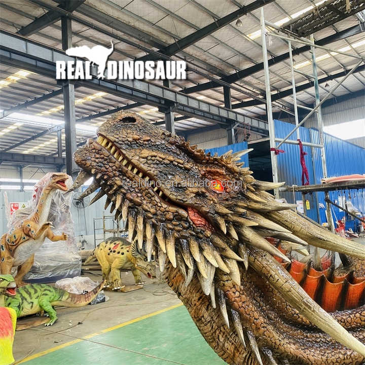 Life Size Realistic Western Dragon Animatronic Model