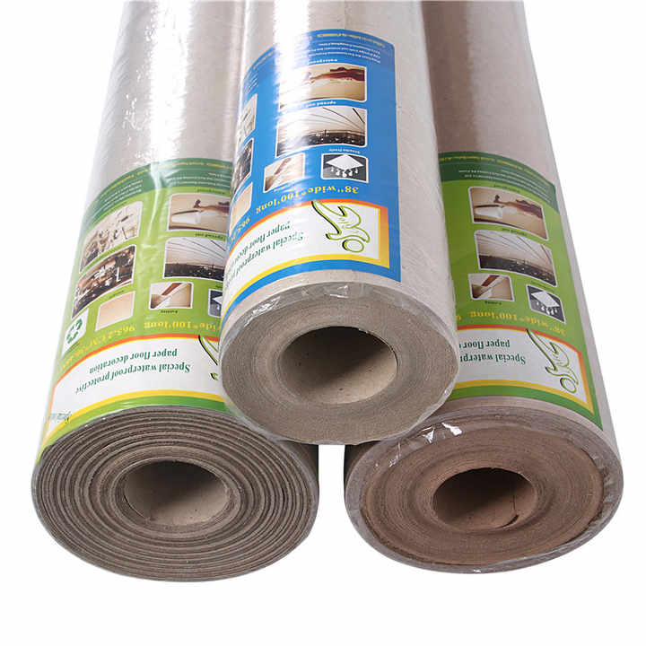 Heavy Duty Waterproof Construction Floor Protection Covering Paper ...