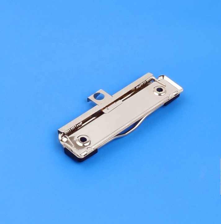 Silver Iron Clipboard Fastener Metal Boardclip with Rubber Corner for ...