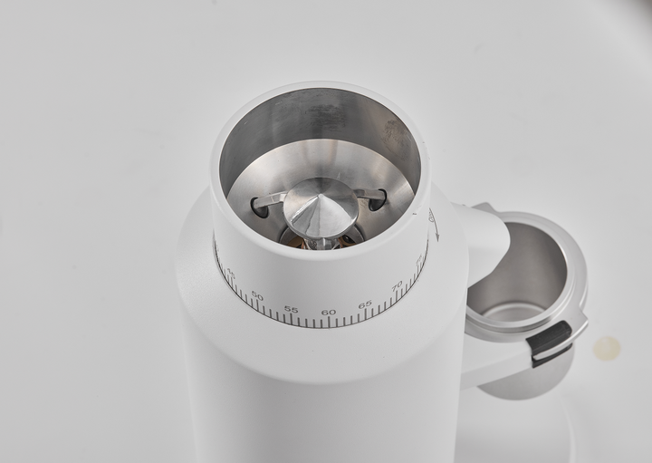 64mm Titanium Flat Burr Coffee Grinder - Perfect for Espresso