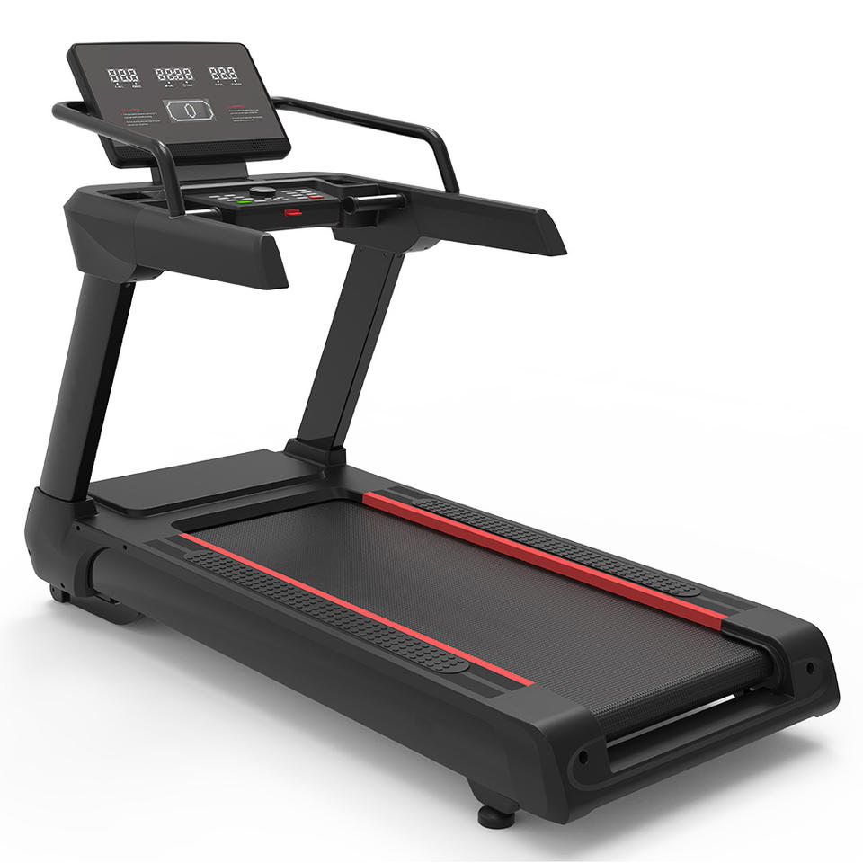 AC 6.0HP Commercial Heavy Duty Treadmill with Smart LED Display for Gym ...