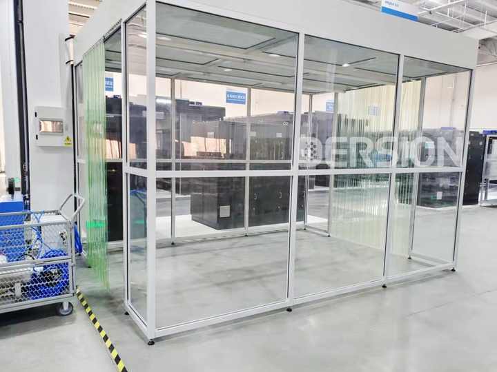 Plug-and-Play Modular Cleanroom with Integrated HVAC System 99.999% ...