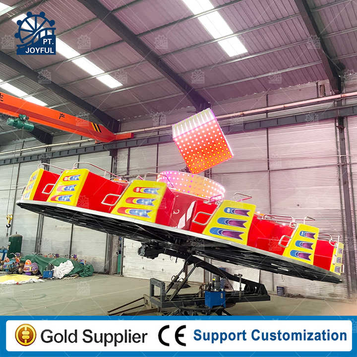 Indoor/Outdoor Disco Flying Wheel Ride Fiberglass Steel Amusement ...