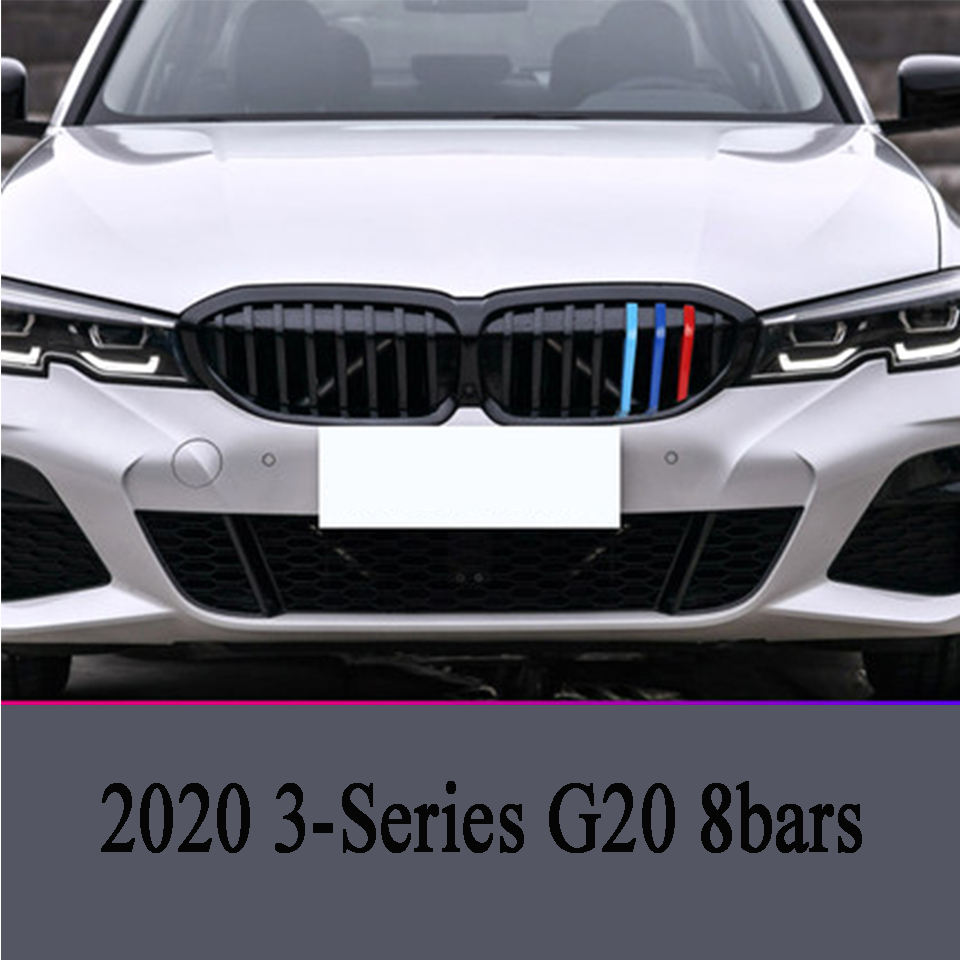 New car ABS German flag color racing grille trim strip for BMW F30 F31 ...