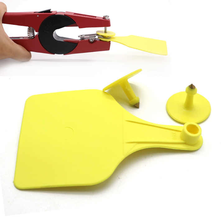 TX-ES005 Wholesale Cow Tag Earrings Cattle Goat Ear Tags Metal Smart ...