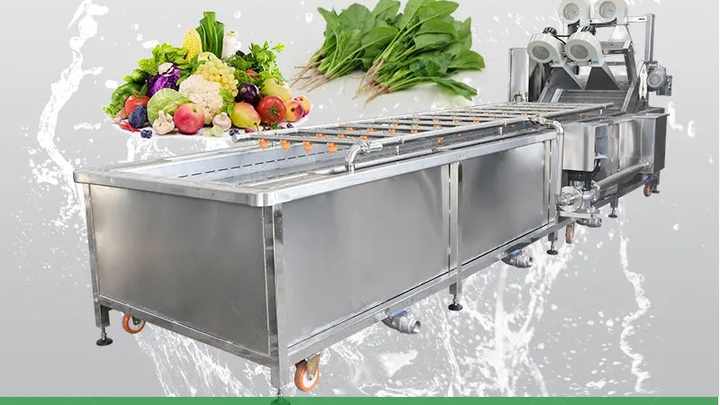 Rotary Potato Steam Washing Machine Custom Electric Fruit Bubble Washer ...