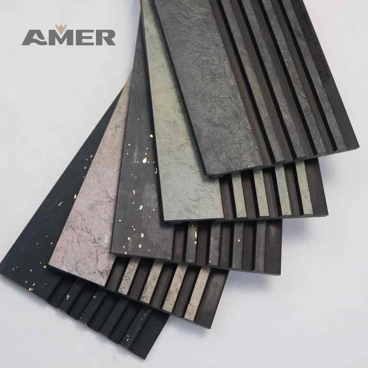 Amer Factory Whole Sale Price PS Fluted Sound Proof Acoustic Exterior ...