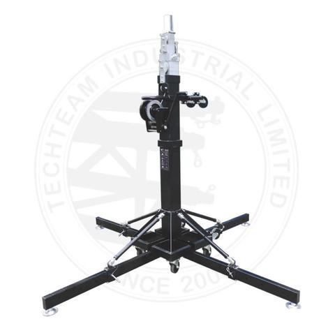 Lifting tower hanging line array speakers and lights with aluminum ...