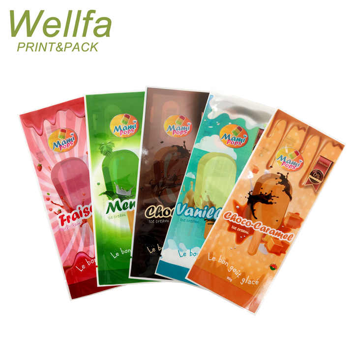 Popsicle Packaging Wrapper / Laminated Popsicle Wrapper for Popsicle ...