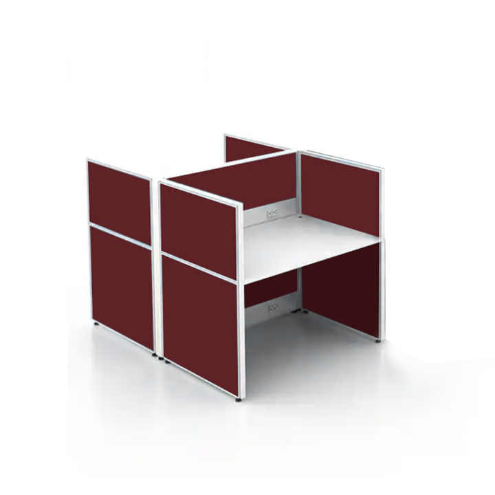 Modern Modular Wood Office Furniture Workstation 2 4 6 Seater Office ...