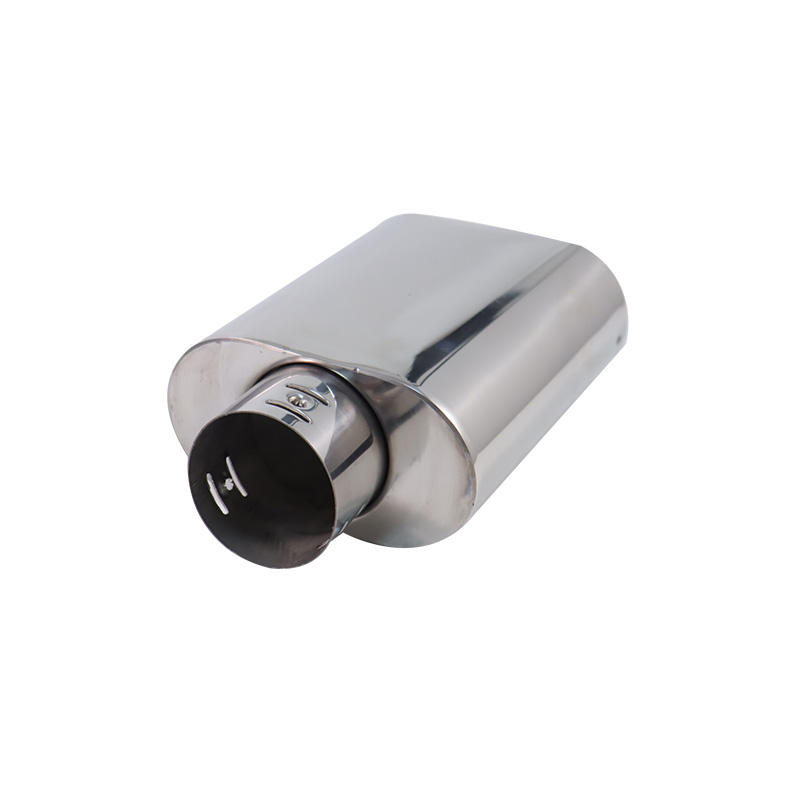 63mm Inlet Flat Straight Stainless Steel Tailpipe with Mesh Inside for ...