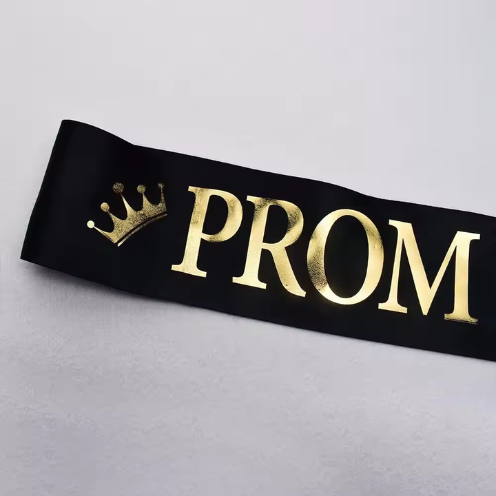 Custom Prom King and Queen Sashes - Elegant Graduation Accessories