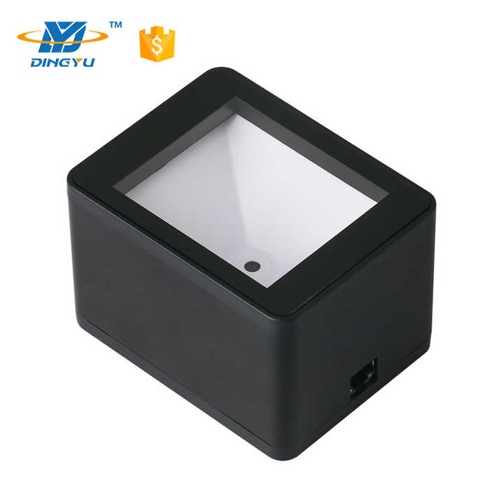 USB/RS232 Omnidirectional Desktop Barcode Scanner 1D 2D QR Code Reader ...