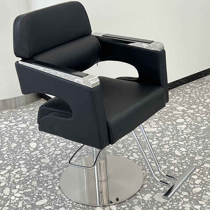 Luxury Modern Hydraulic Salon Chair , Multi-color Styling Chair with ...