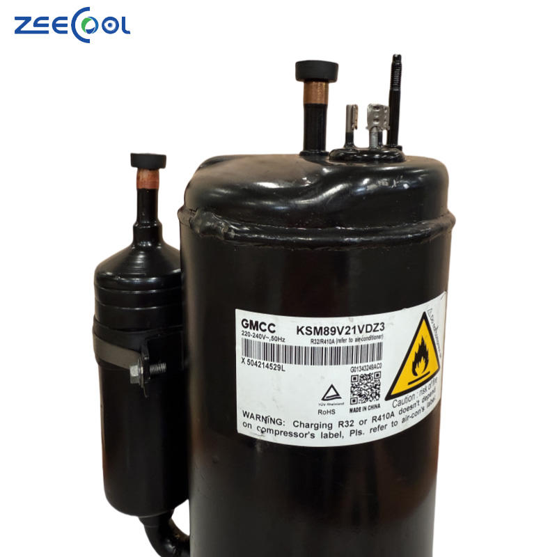 KSM89V21VDZ3 1hp R32/R410A Rotary GMCC AC Compressor for Refrigeration ...