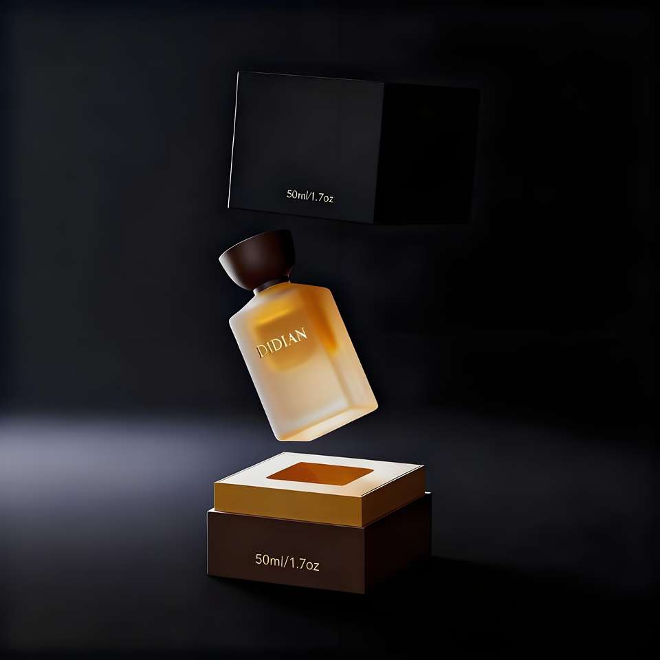 Customized 30ml 50ml Luxury Colored Frosted Glass Perfume Empty Bottle ...
