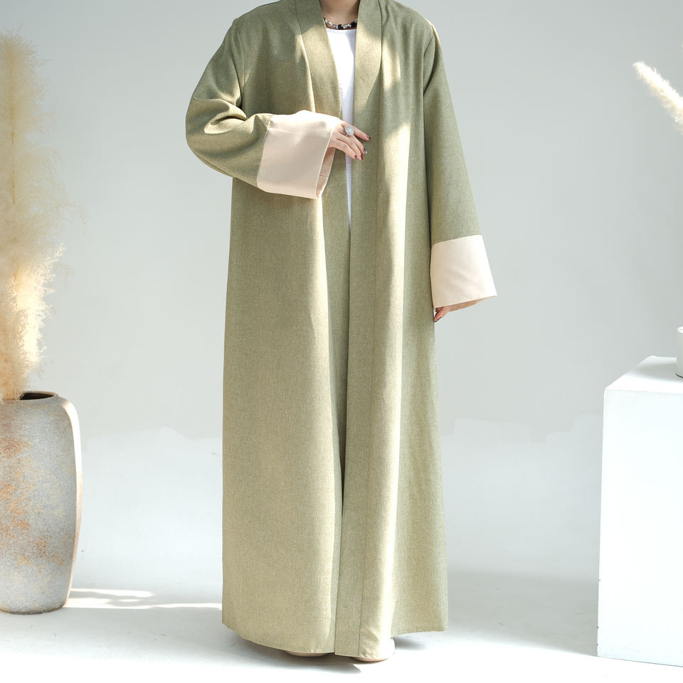Abaya Dubai 2024 New Arrival Middle East Linen Abaya Designs Color ...