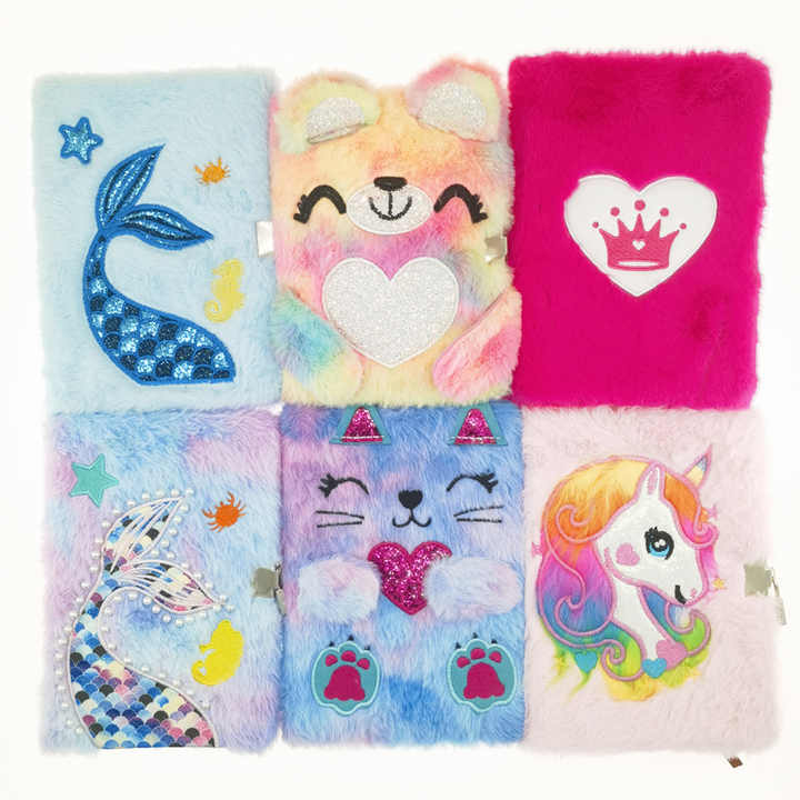 Secret Journal with Lock and Key Hardcover Cute Writing and Drawing Kit ...