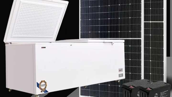 Double Doors Solar Energy 12V Solar DC Energy Saving Deep Chest Freezer ...