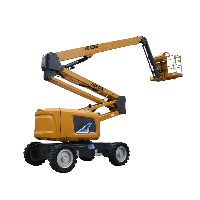 Professional Self-walking Hydraulic Articulated Boom Lifts Mobile Cross ...