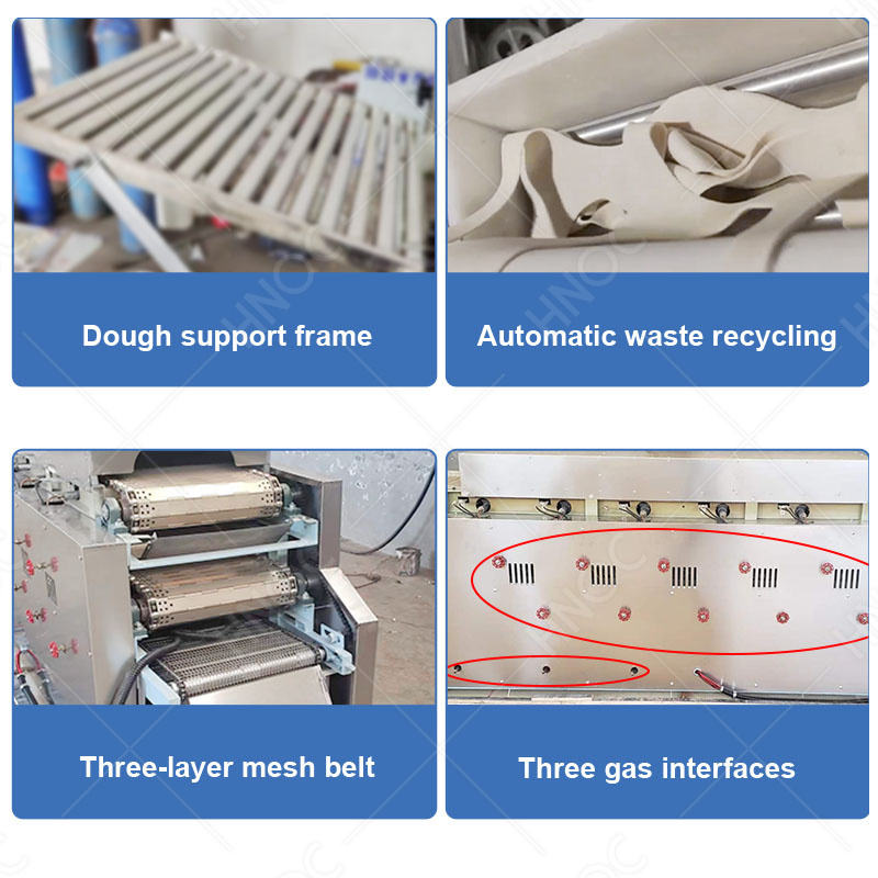 HNOC Automatic Paratha Make Machine Arabic Pita Bread Production Line ...